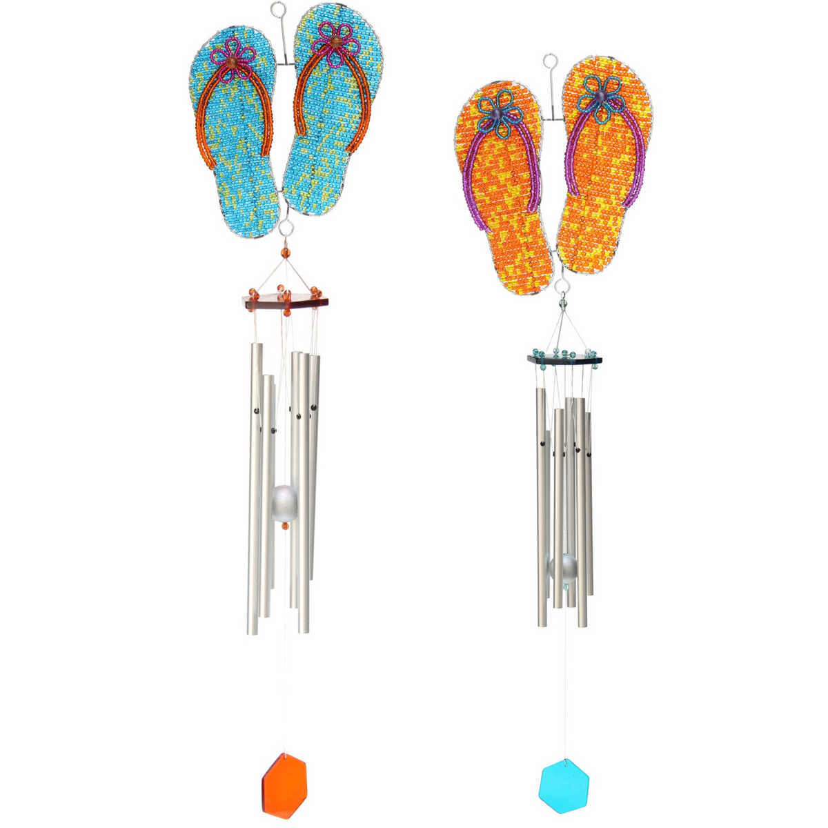 Large Flip Flop Wind Chime – Beadworx by Extol Accessories